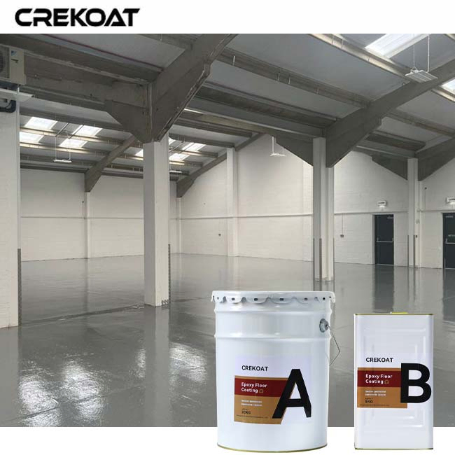 Self Leveling Waterproof Epoxy Floor Coating with 5:1 Mix Ratio and 12 ...